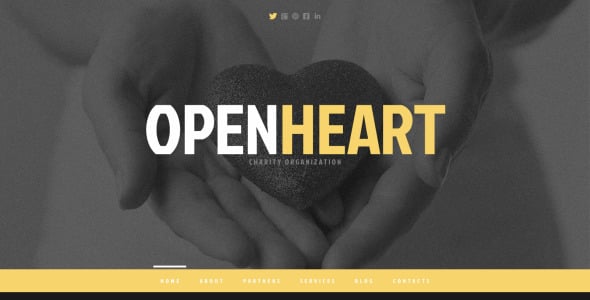 Благотворительная отзывчивая тема Wordpress Charity Wordpress отличный шаблон