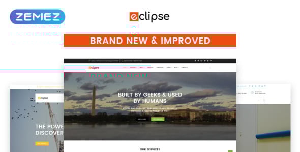 Универсальный шаблон сайта - Eclipse - HTML5 популярный шаблон