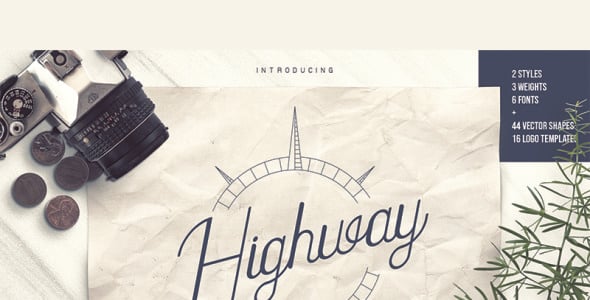 Download Highway Font - Шрифт на тему графика