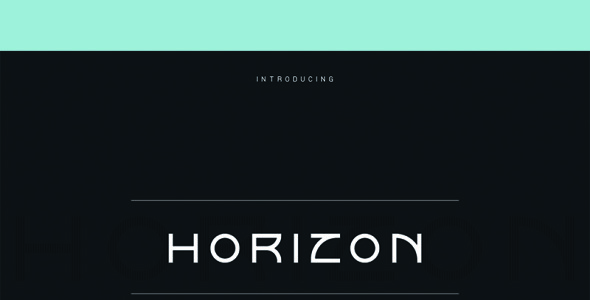 Download Horizon Font - Шрифт на тему графика