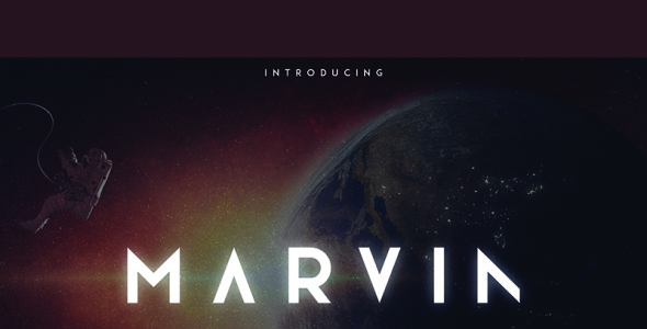 Download Marvin Font - Шрифт на тему графика