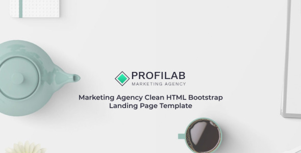 Маркетинговое агентство clean html bootstrap landing page template ...