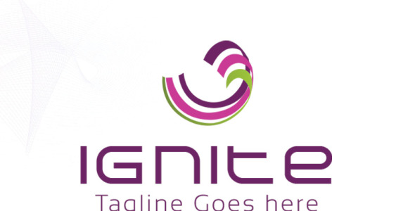 Download Ignite Logo Template - Шаблон логотипа на тему графика