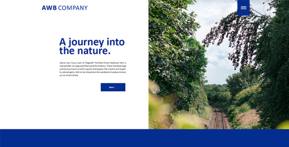Download Journey PSD Template - PSD шаблон на тему путеводитель
