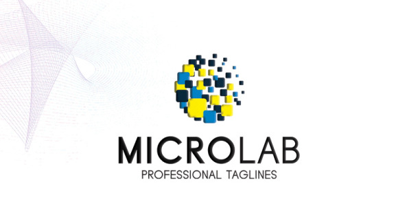 Download MicroLab Logo Template - Шаблон логотипа на тему графика