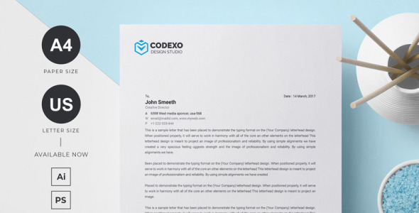 Download Codexo Letterhead - Corporate Identity Template - Фирменный ...