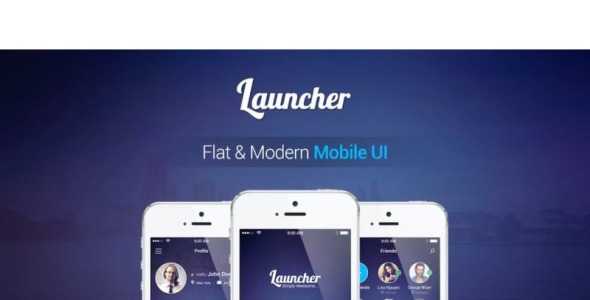 Download Launcher - Flat Mobile UI Elements - UI элементы на тему графика Download Launcher - Flat Mobile UI Elements - UI элементы на тему графика