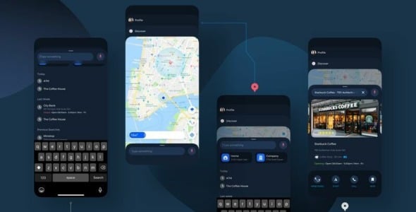 Download Navigation Map UI Kit Sketch Template - Sketch шаблон на тему ...
