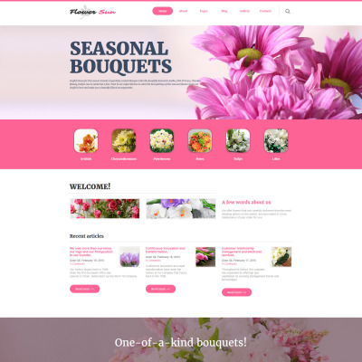 Flower Website Design | Best Flower Site