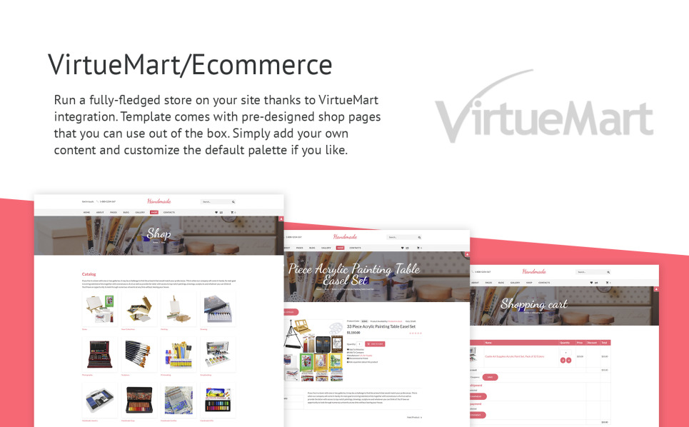 Creative Joomla VirtueMart eCommerce Template