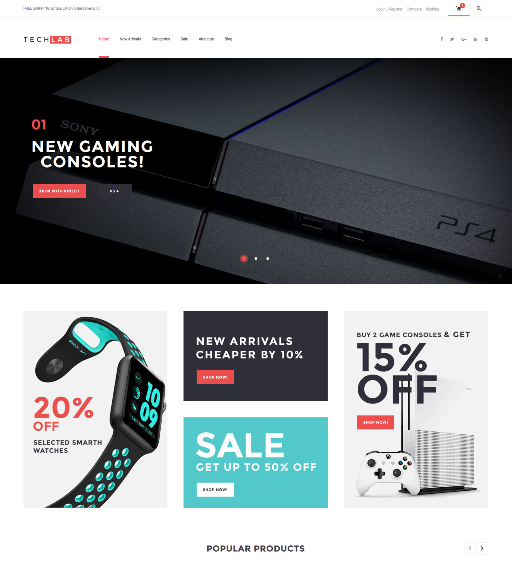 Innovative Electronics WooCommerce Theme