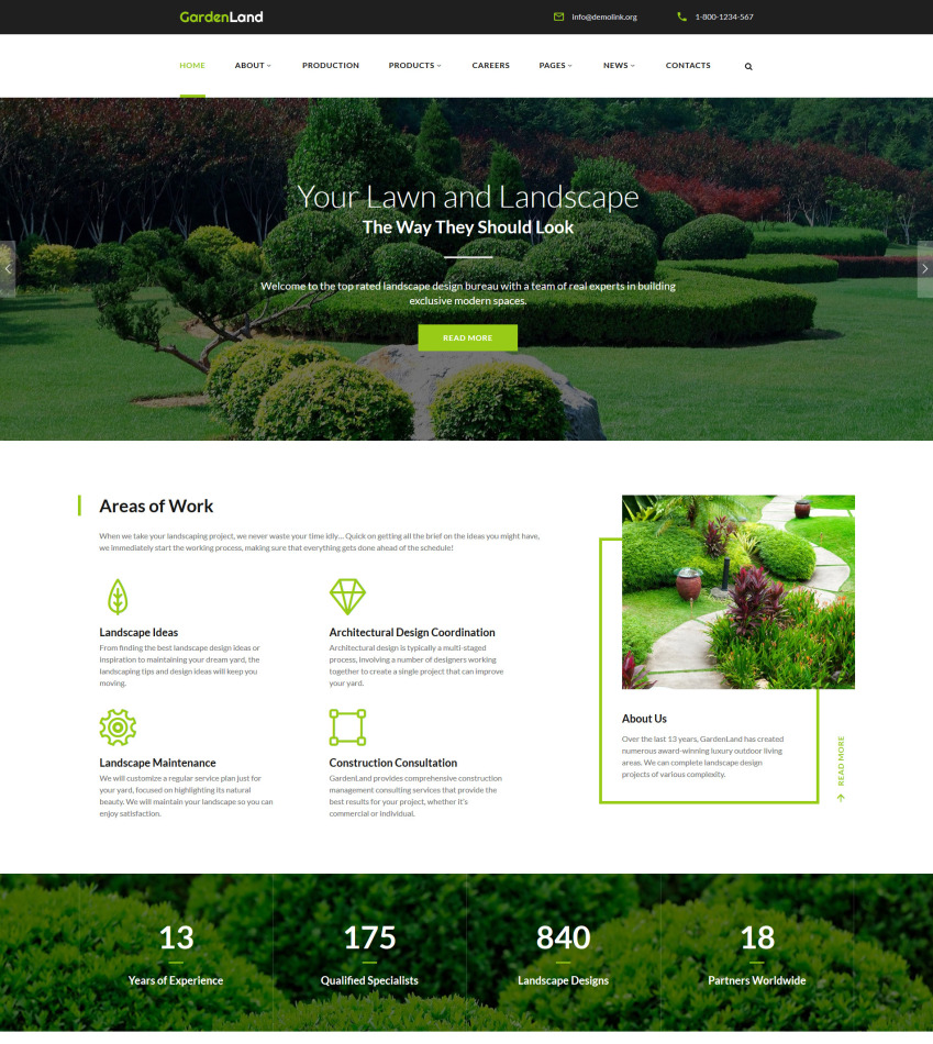 Exterior Design Site Template
