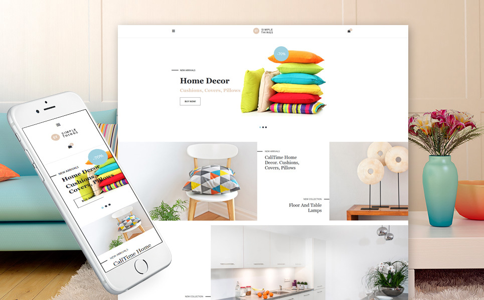 Home Decor Responsive VirtueMart Template #62131