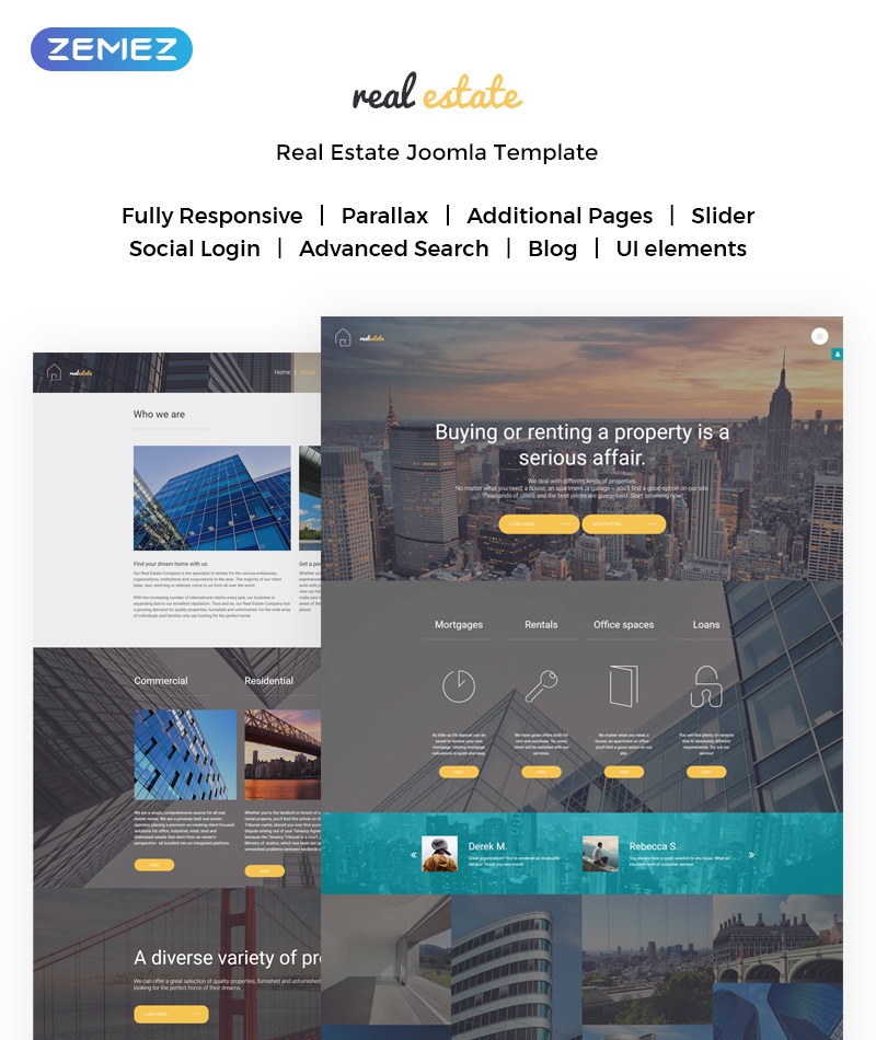 Real Estate Firm Joomla Template