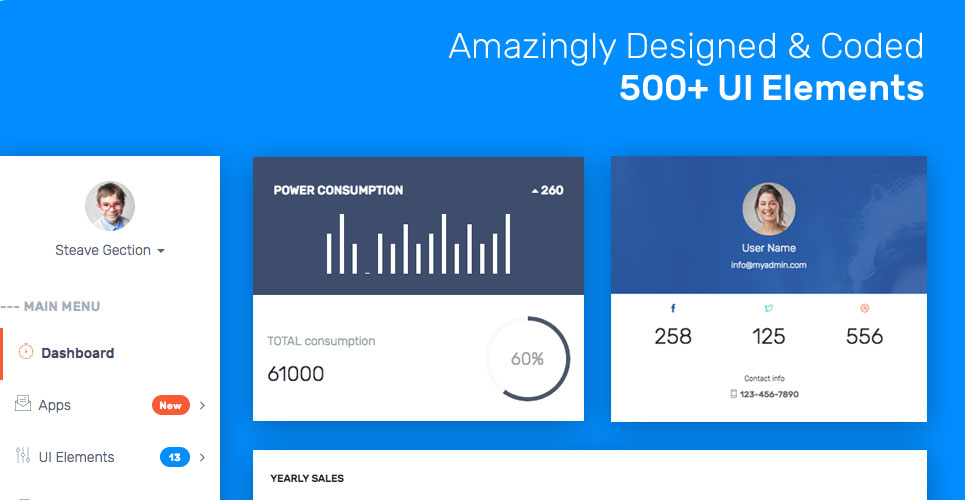 Pixel Admin - Responsive Bootstrap Admin Template #63947