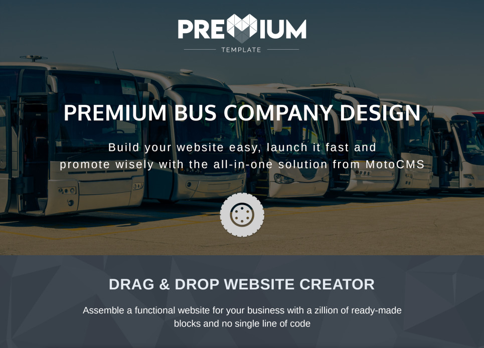 Bus Company Website Template for Charter Bus Service - MotoCMS