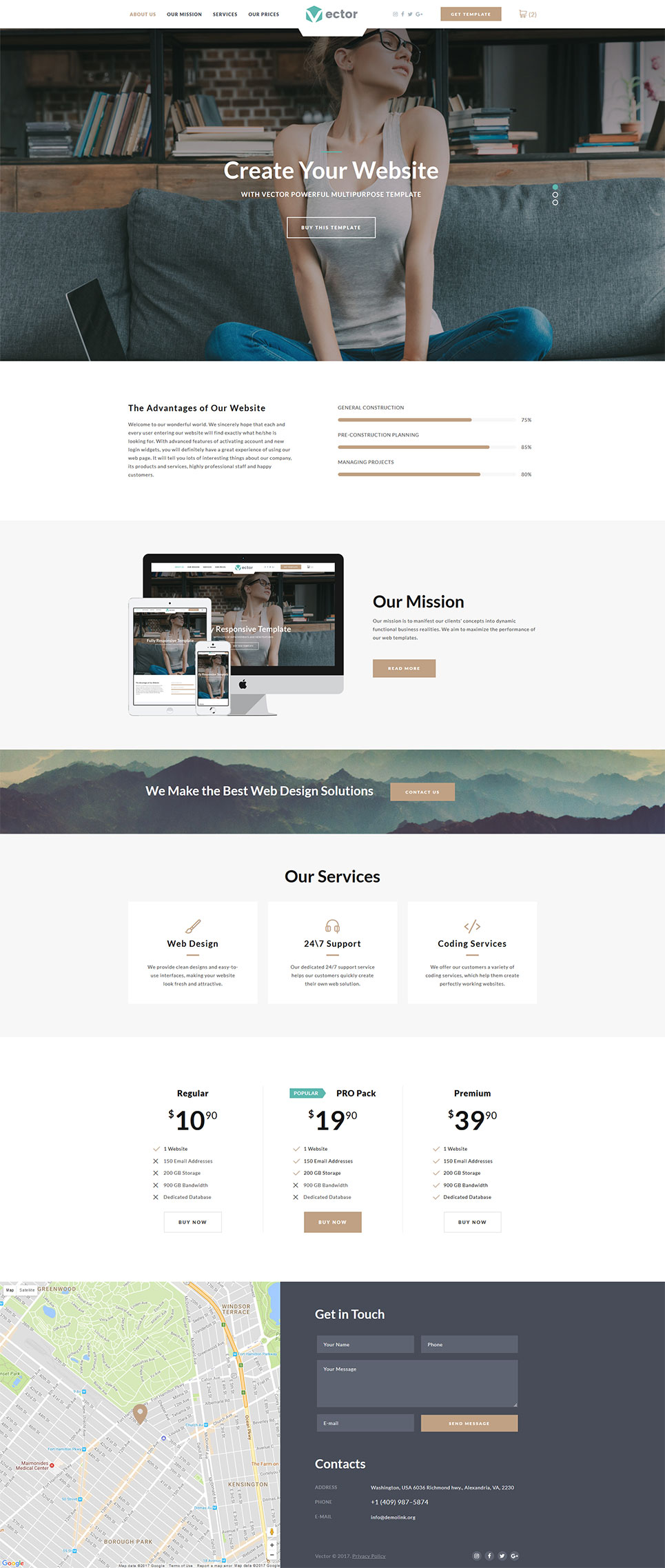 Business Landing Page