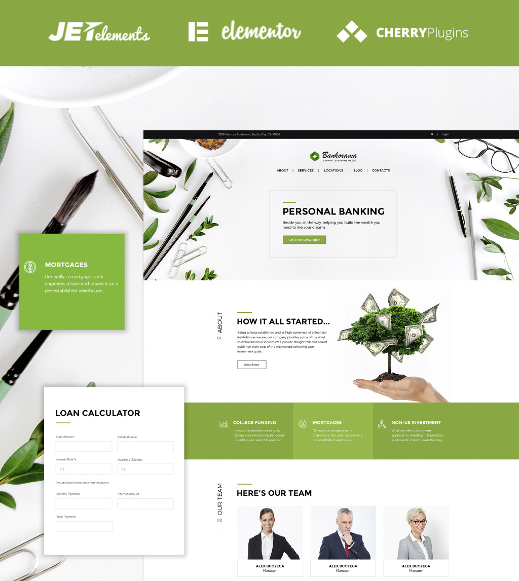 Bank WordPress Theme