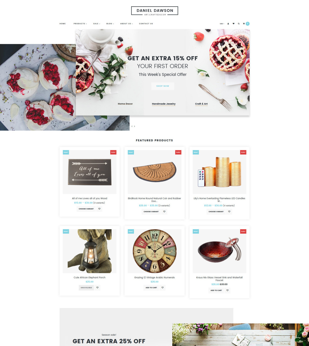 Home Decor Responsive Shopify Theme #65551