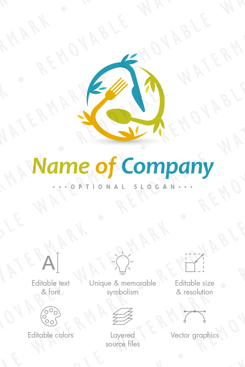 Global Food Logo Template #65718