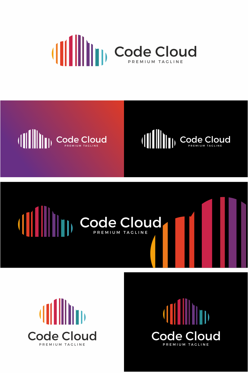 Cloud Code Logo Template #65937