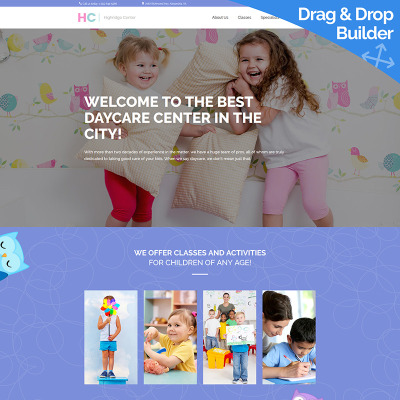 Day Care Templates | TemplateMonster