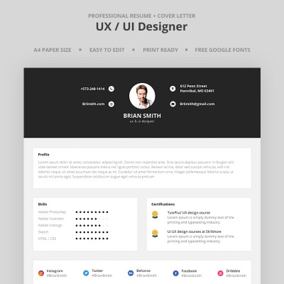 Printable Resume Templates | TemplateMonster