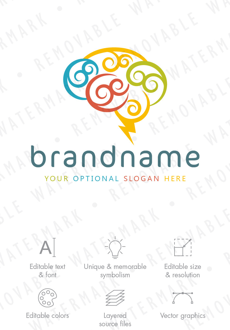 Brain Storming - Logo Template #67214