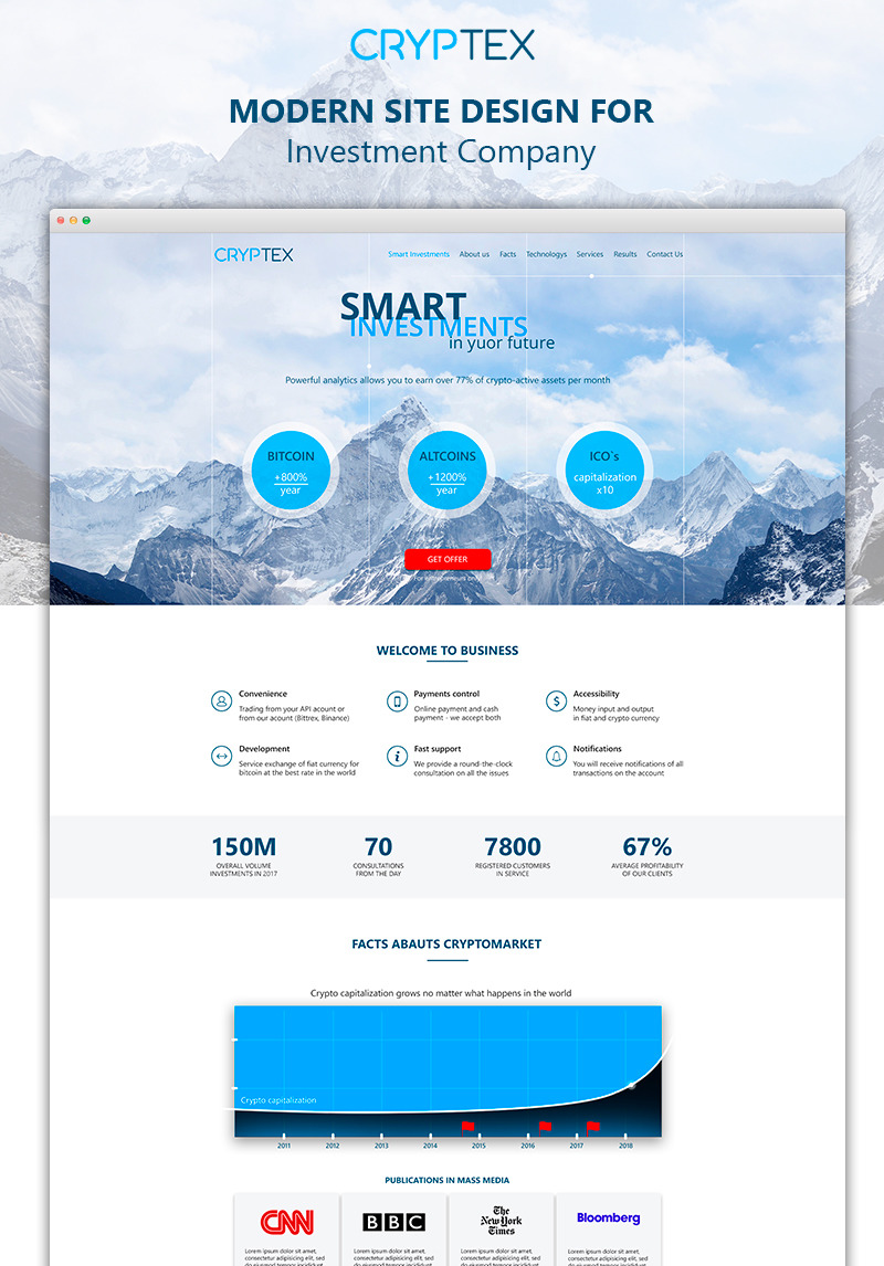 Cryptex PSD Template #67454