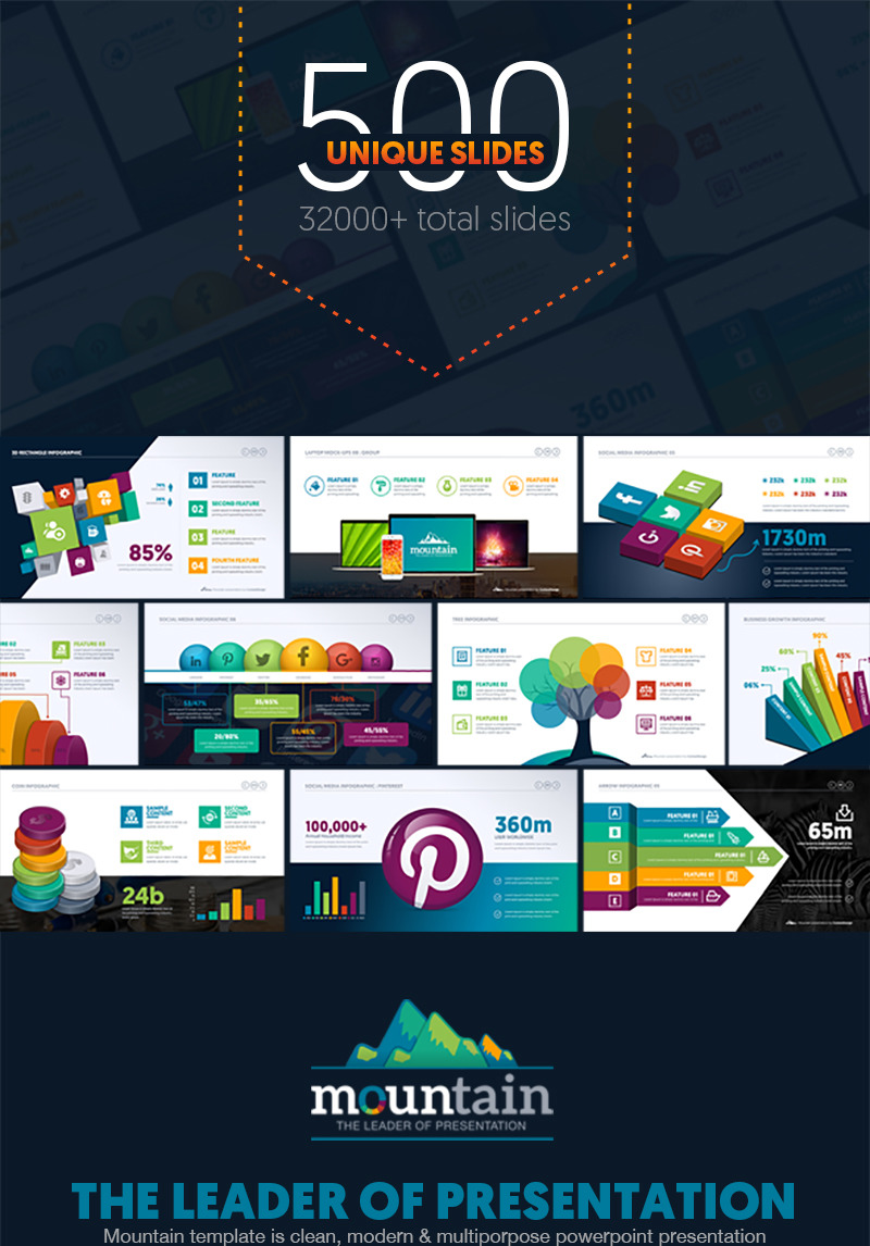Tema PowerPoint #67443 per Un Sito di Design Studio