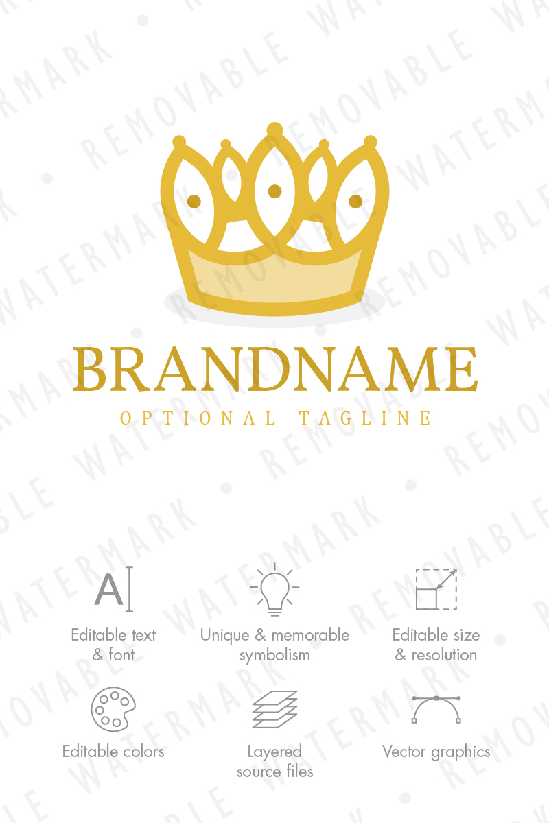 Royal Crown - Logo Template #67515