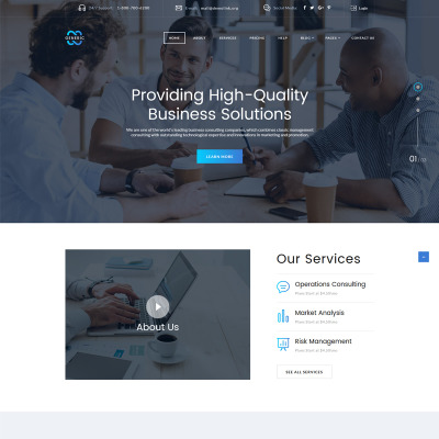 81+ Best Consulting Website Templates