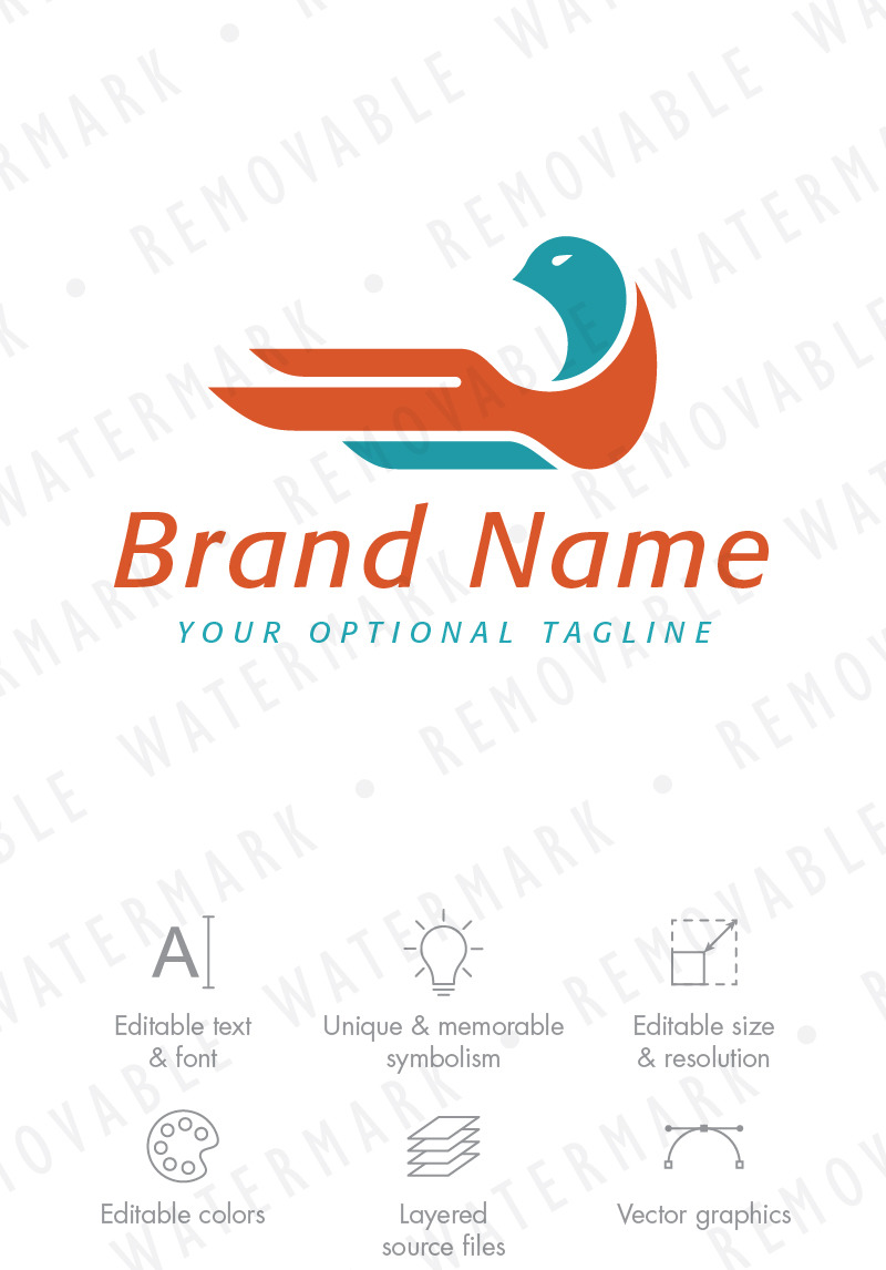 Swift Bird - Logo Template #67946