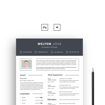 Plantillas de CV | Curriculum Vitae Plantilla | TemplateMonster