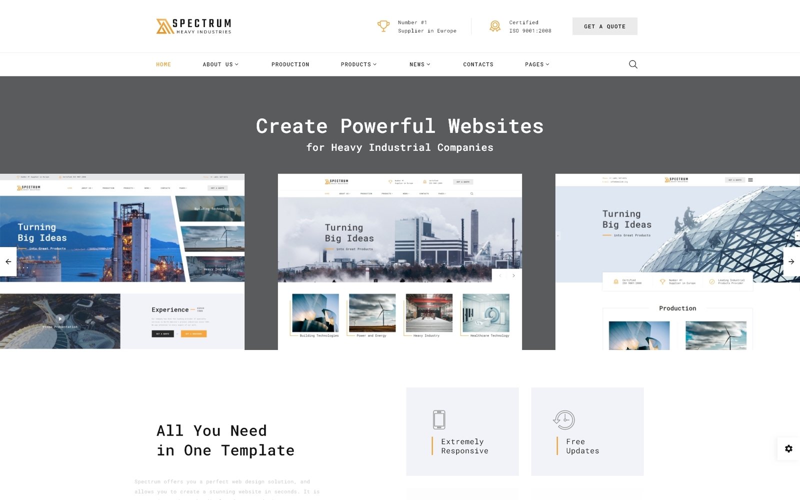 Template Siti Web #68521 per Un Sito di Società di Costruzioni