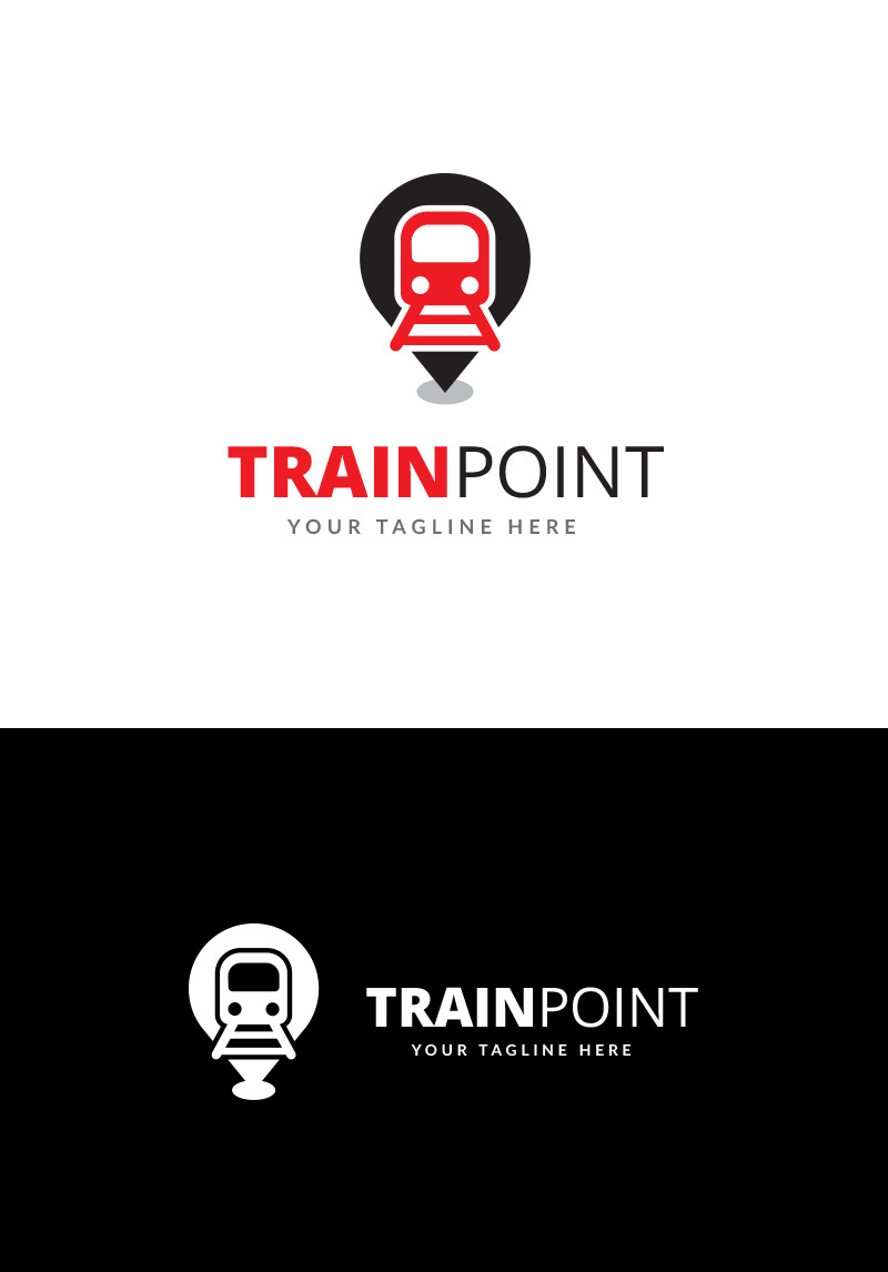 Train Point Logo Template #68753