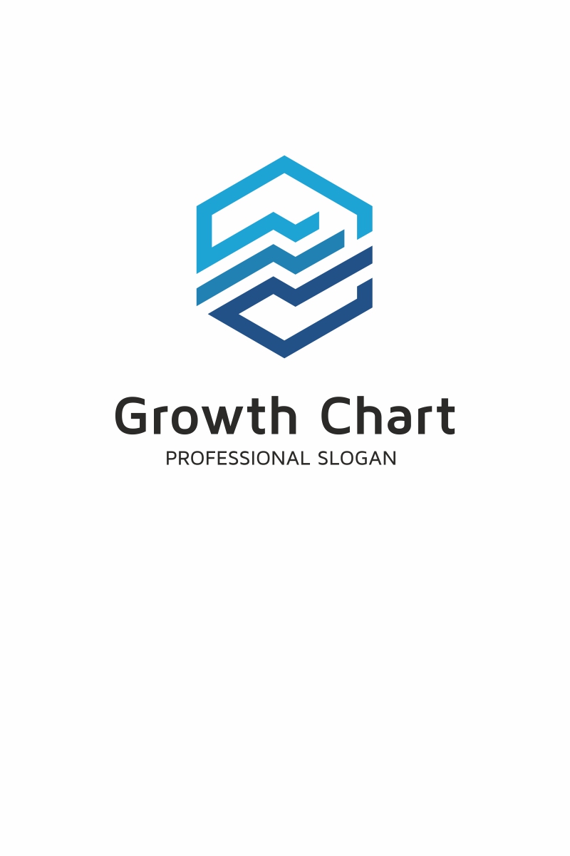Download Growth Chart Logo Template - Шаблон логотипа на тему графика