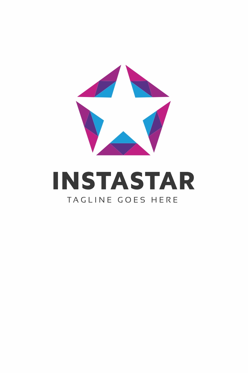 Insta Star Color Logo Template #69050
