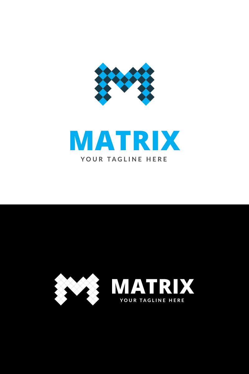 Matrix Letter Logo Template #69009