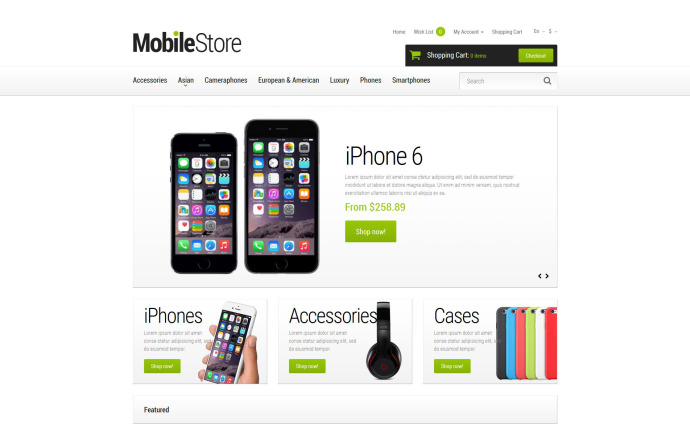 StoreGo Electronic OpenCart Template #89333