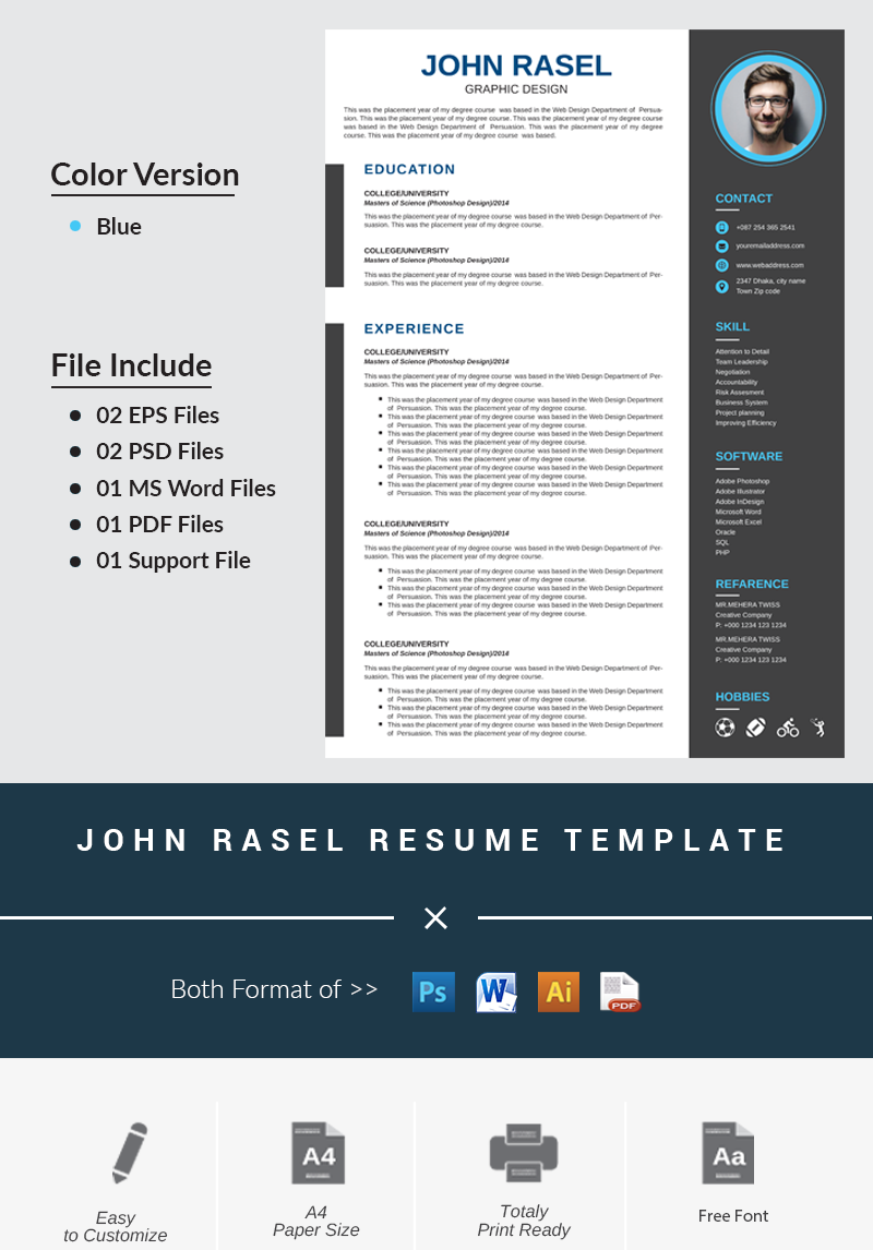 JOHN RASEL Resume Template #69399