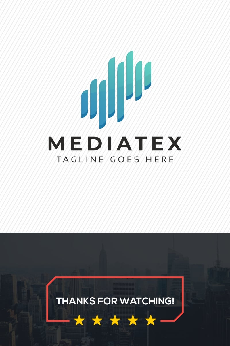 Media Technology Logo Template #69664