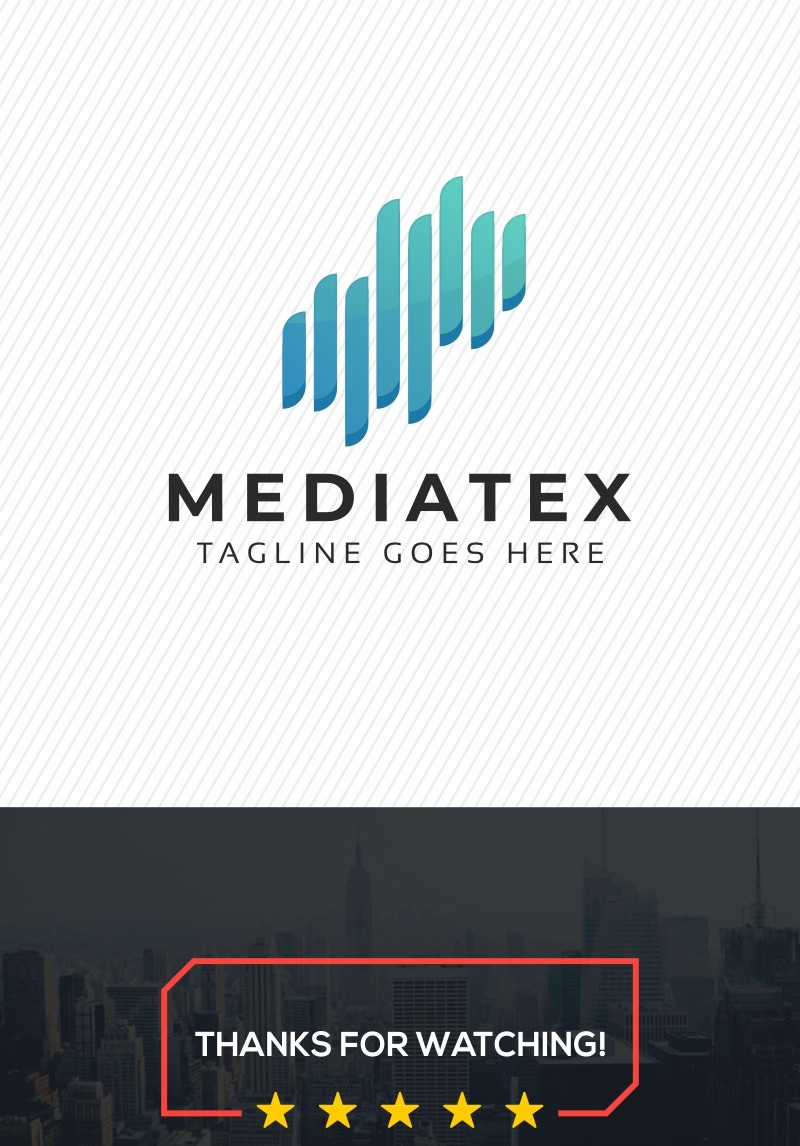 Media Technology Logo Template #69664