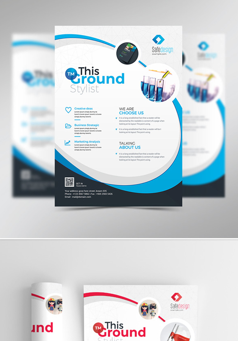 Creative Minimal Flyer Corporate Identity Template #69934