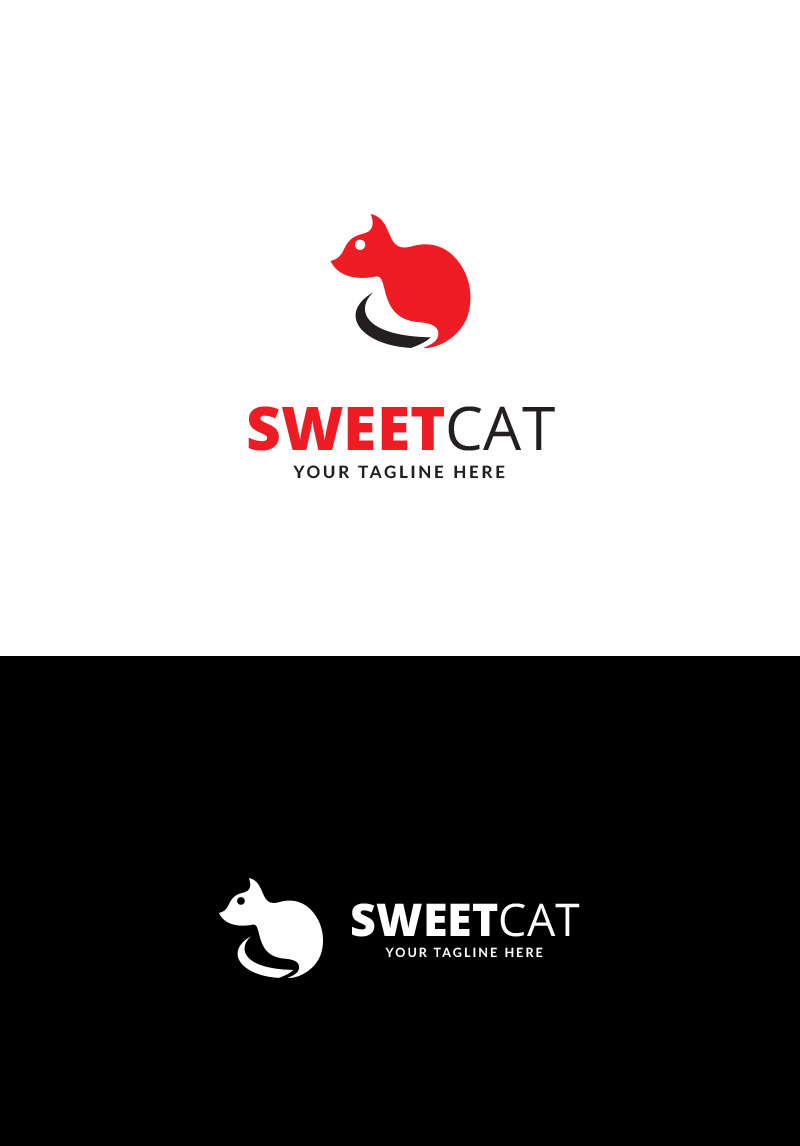 Sweet Cat Logo Template #69984