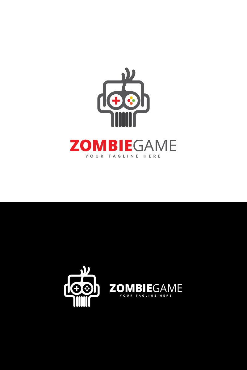 Download Zombie Game Logo Template - Шаблон логотипа на тему графика