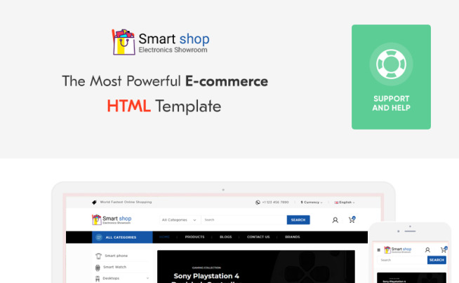 HTML Website Templates for Electronics Websites 💻 Monster ONE