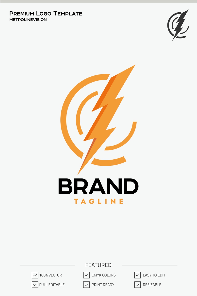 Download Flash Logo Template - Шаблон логотипа на тему графика