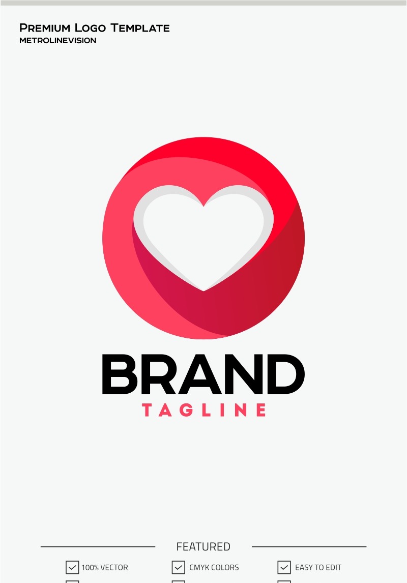 Heart Logo Template #70872