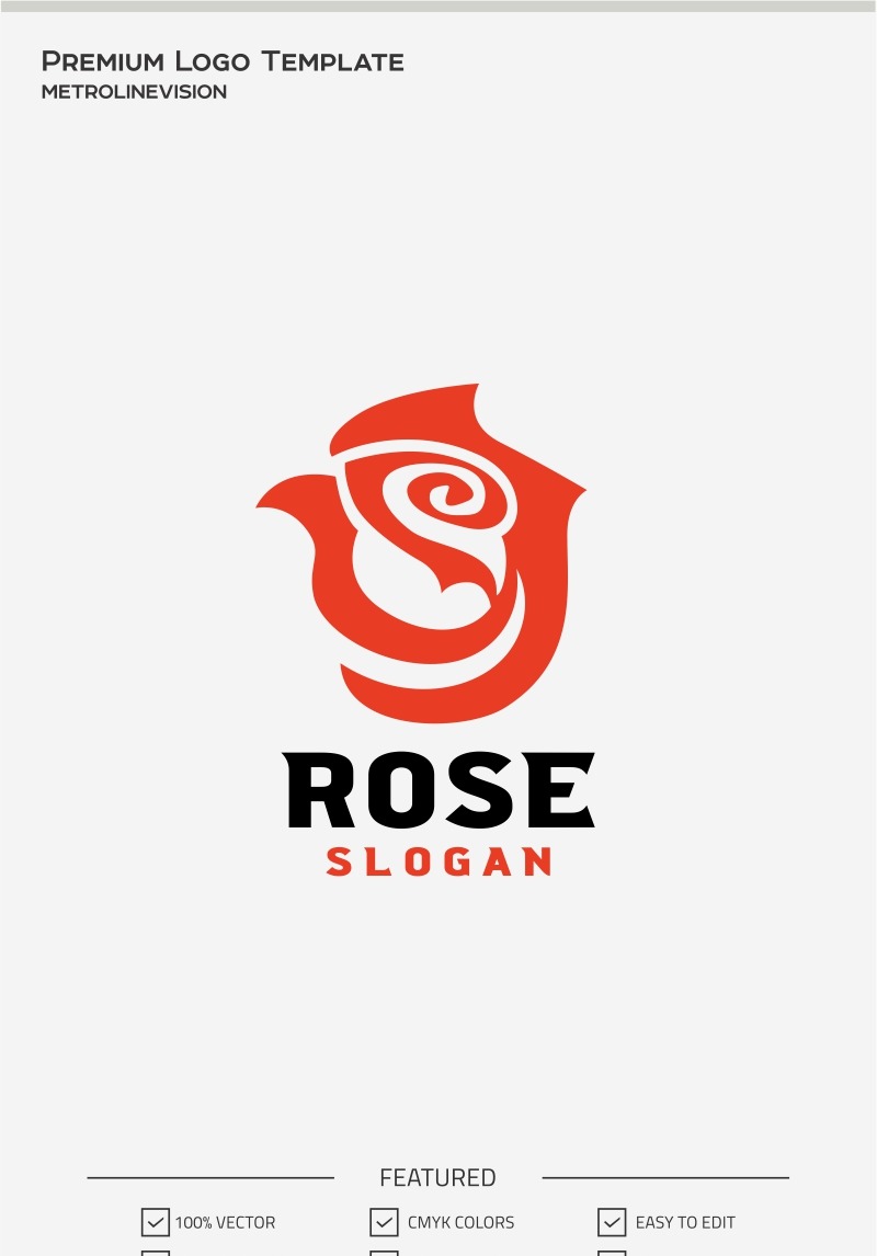 Rose Logo Template #71394